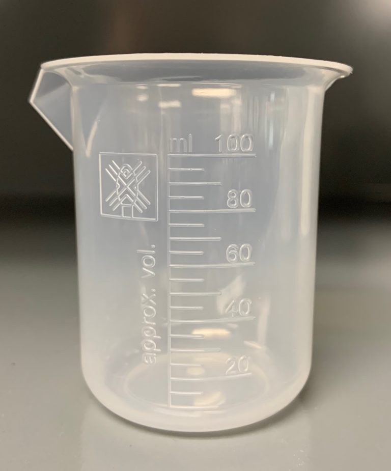 100 ml Beaker, Plastic | KLM Bio Scientific