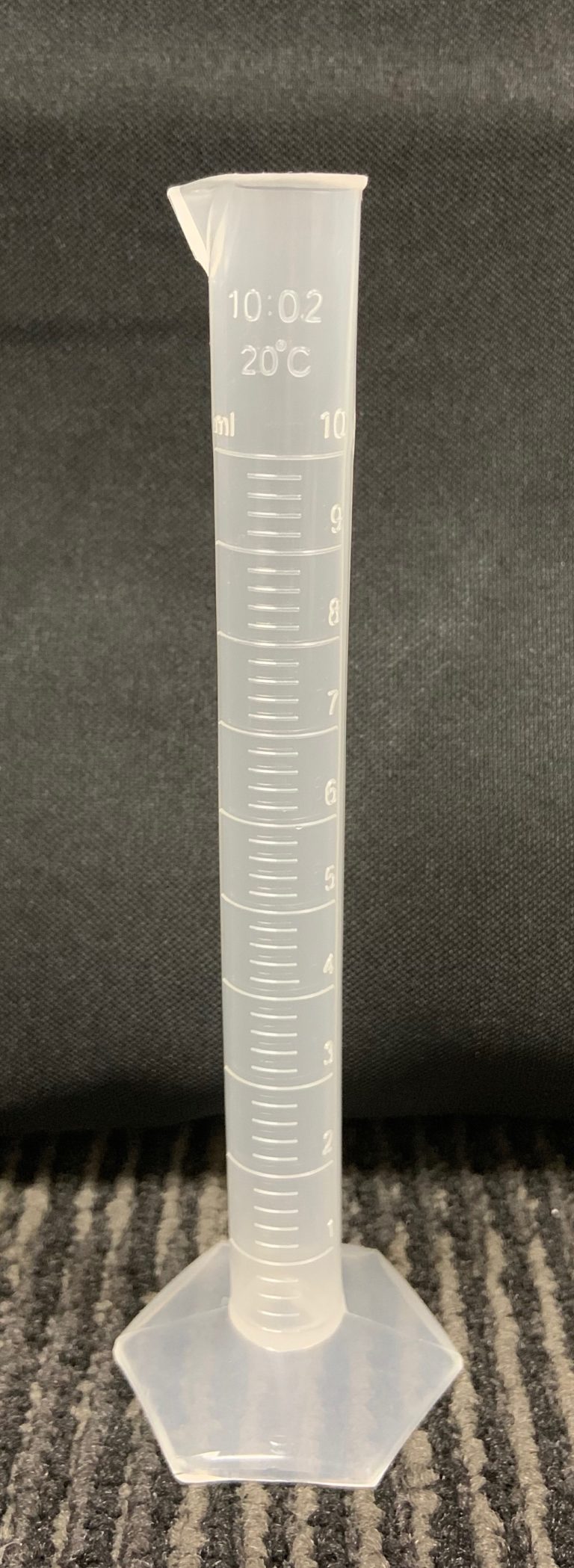 10ml Plastic Graduated Cylinder (Student Grade) | KLM Bio Scientific