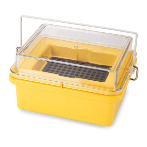 Mini Cooler, -20°C, 96-Place (8×12) for 0.2mL PCR Tubes, Yellow | KLM ...