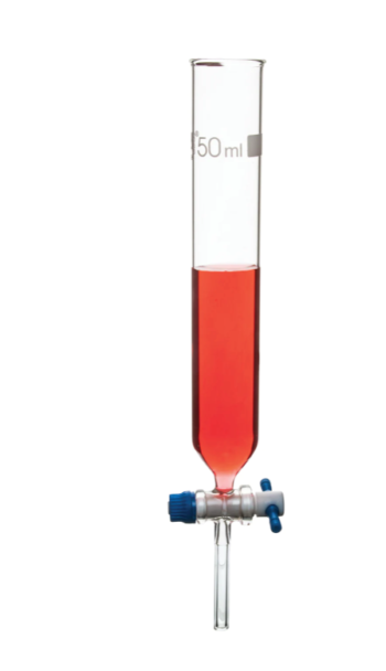 Dropping Funnel, PTFE Key Stopcock, Open Top, Cylindrical – Ungraduated ...