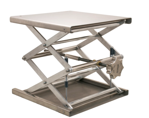 Premium Stainless Steel Laboratory Jack, 26 Inch (At Full Extension ...