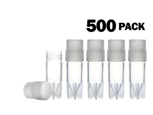 Plastic Storage Vials, 1mL, 500/PK – Polypropylene – Screw Cap | KLM ...