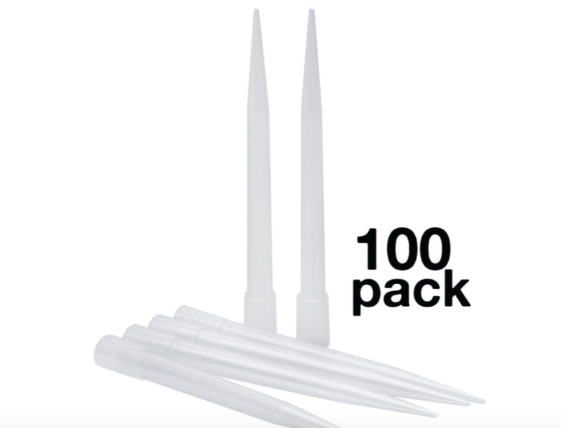 Micropipette Tips, 10,000µl Capacity – Non-Sterile, Autoclavable – 100 ...