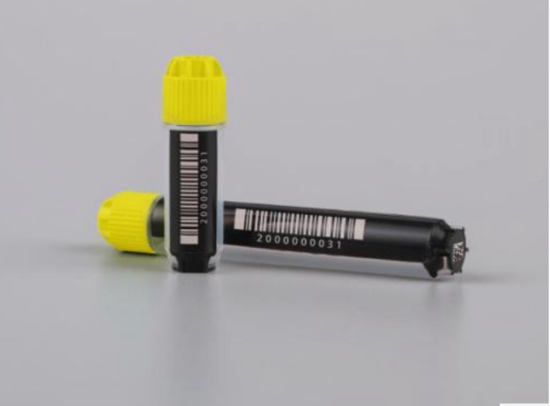 Cryovials 2D Barcode On Bottom and 1D Barcode On Side, Compatible With ...
