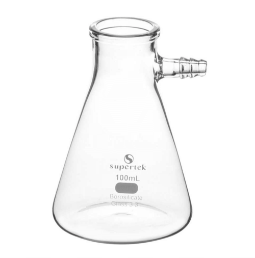 Supertek™ Heavy Wall Bolt Neck Filtration Graduated Flasks with ...