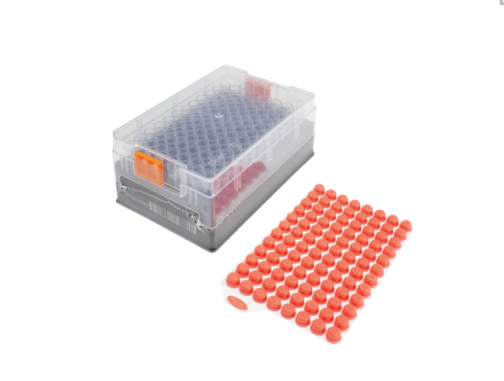 United Scientific™ 2D Tubes with Push Caps | KLM Bio Scientific